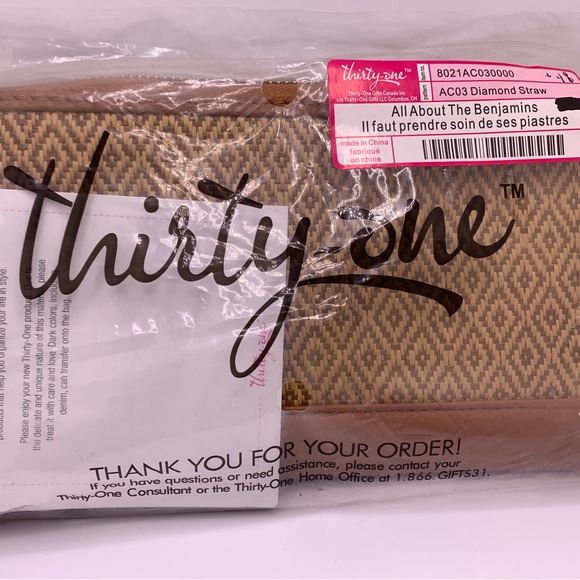thirty-one | Bags | Thirtyone All About The Benjamins Wallet Nip | Poshmark